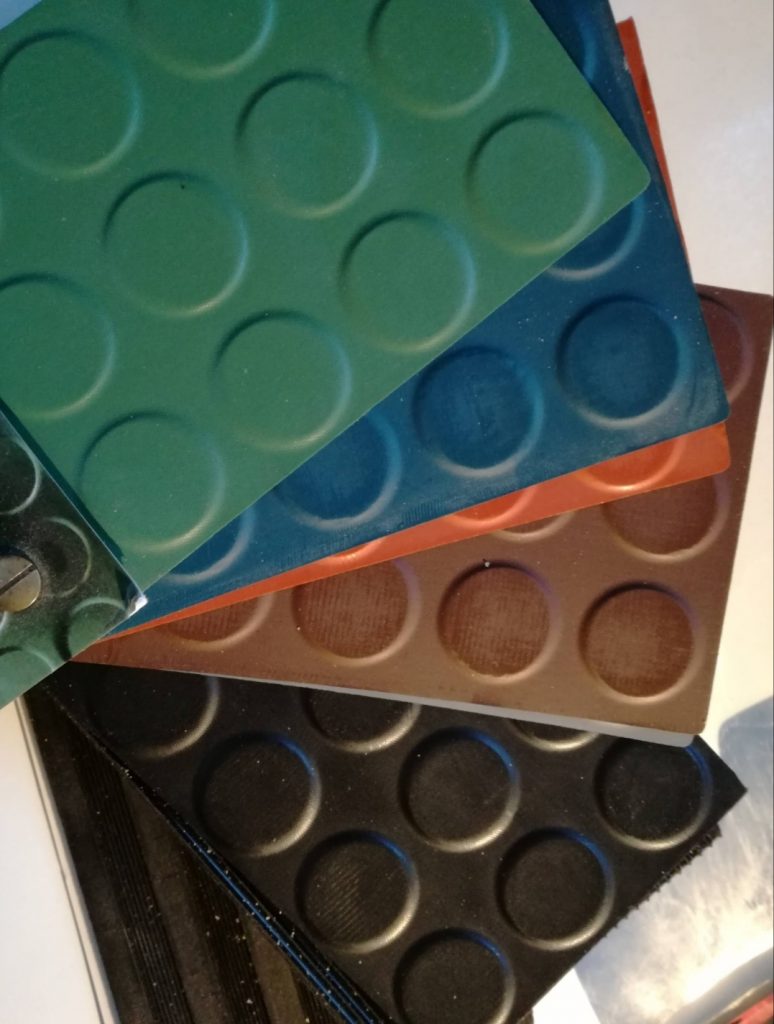 Pavimentos de goma Pirelli - Productos de caucho y goma - Trigosa